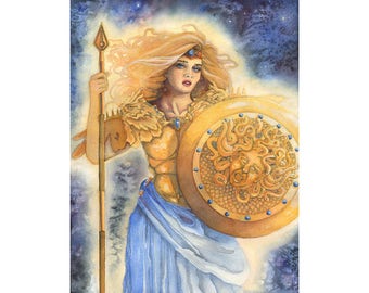 Athena Art Print - Etsy