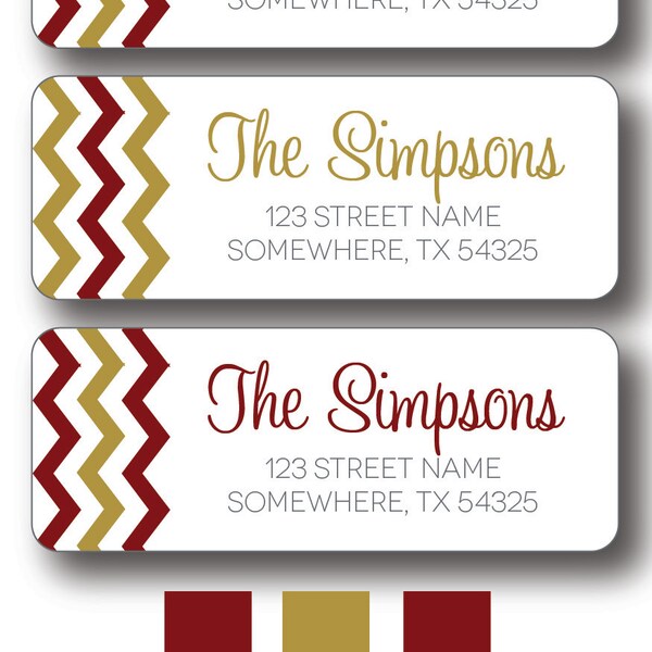 Maroon Gold Chevron - Etsy