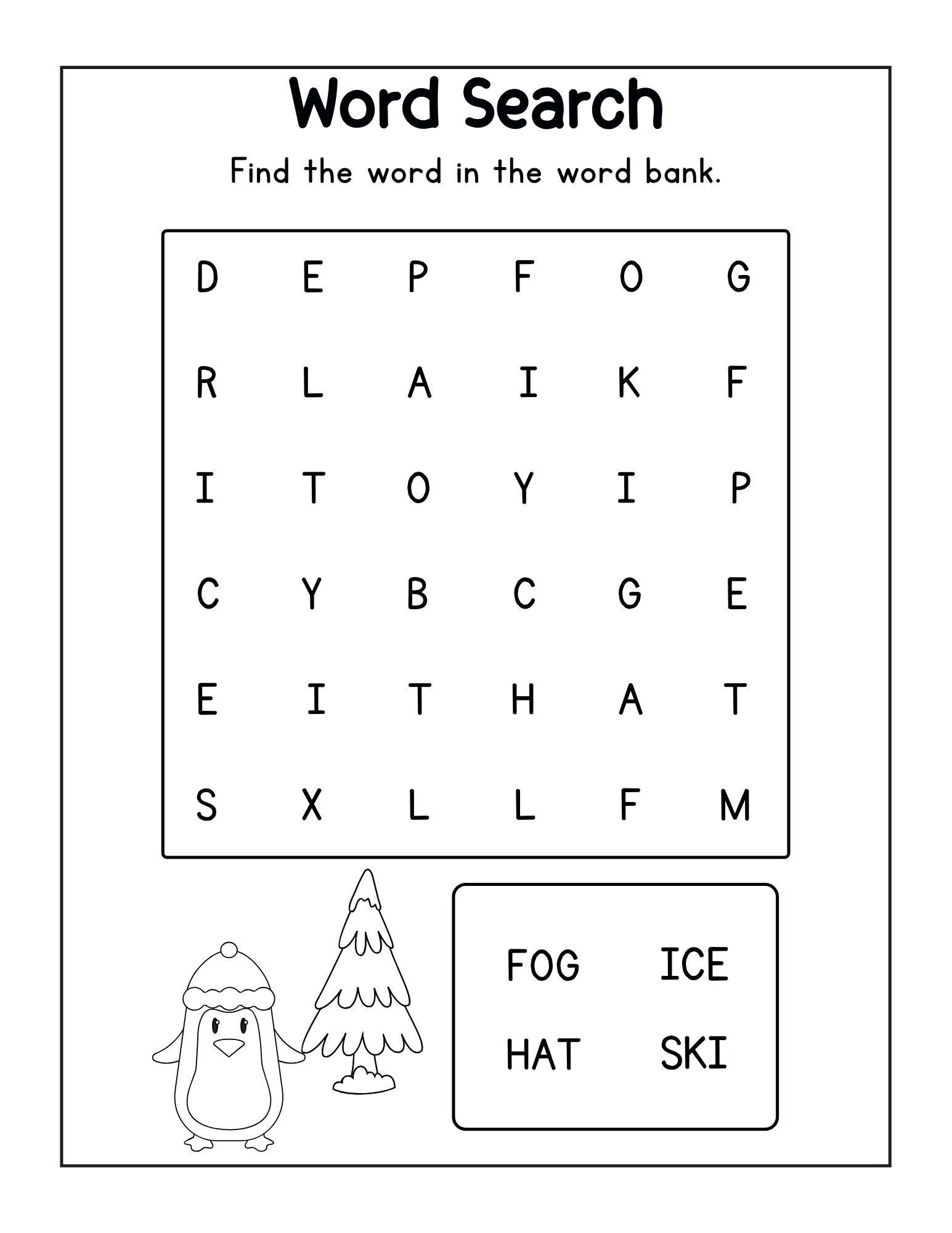 Winter Activity Book for Kids, Coloring, Mazes, Build a Snowman, Word ...