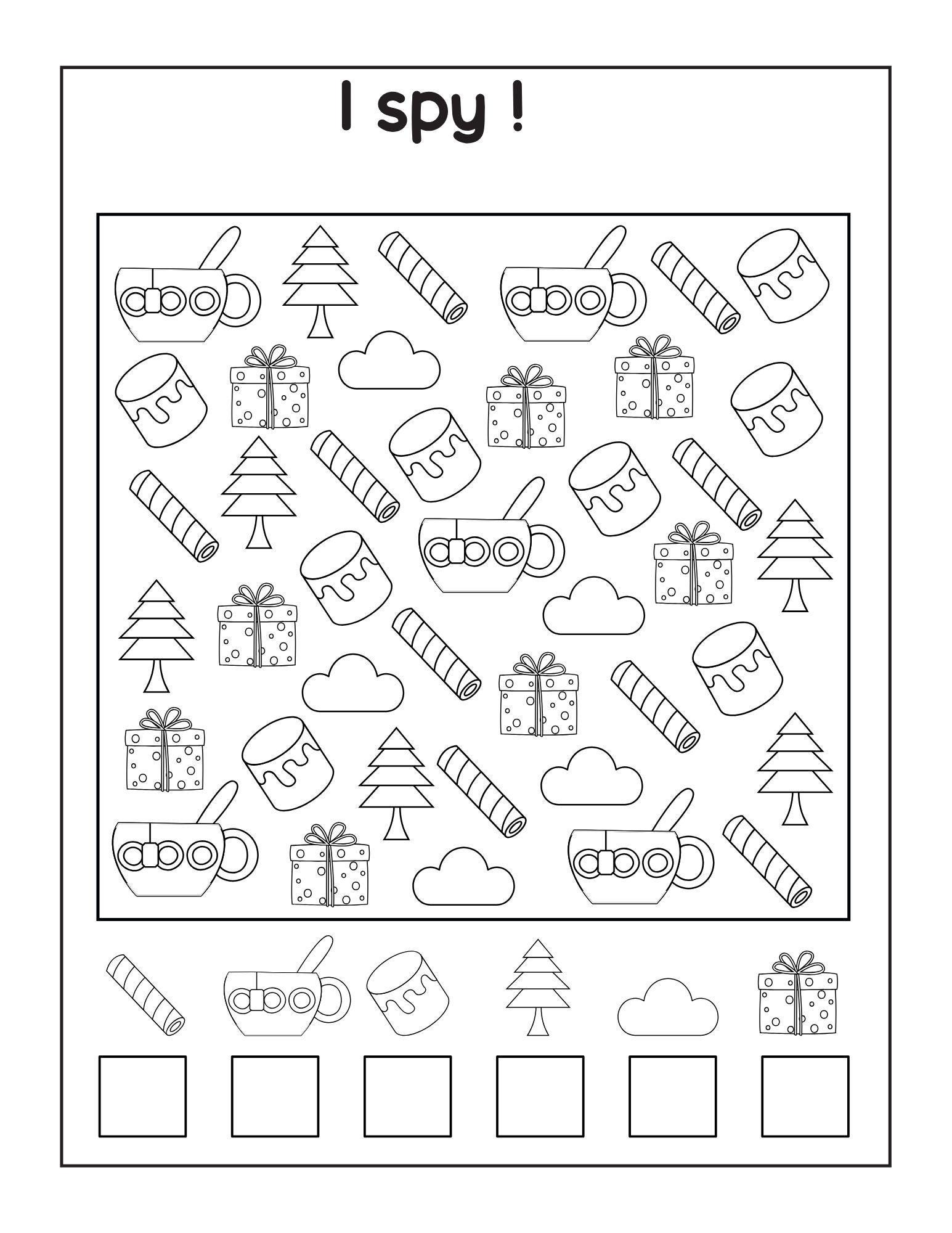 Winter Activity Book for Kids, Coloring, Mazes, Build a Snowman, Word ...