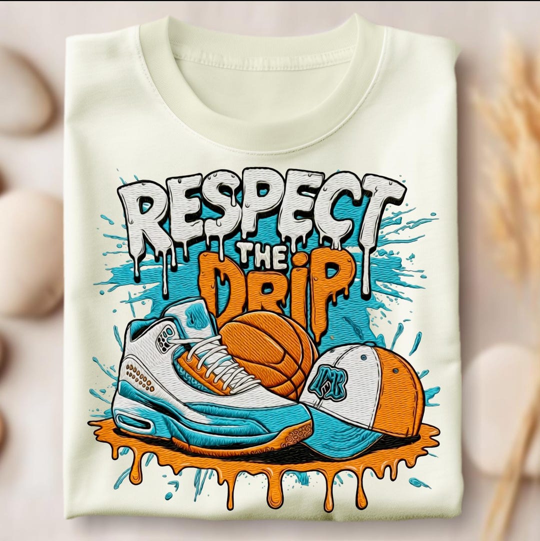 Respect the Drip PNG, Hype Stitch, Sublimation Design, Clipart (digital ...