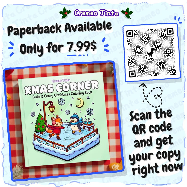 Cozy Winter Coloring Book – 10 Cute Bold & Easy Holiday Scenes, Cocowyo ...