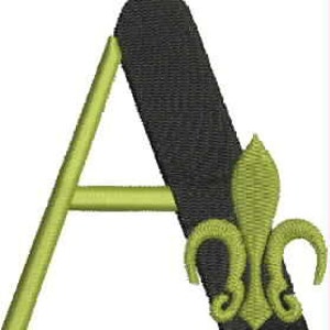 Fleur De Lis Letters, Fleur De Lis Font, Fleur De Lis Alphabet, Fleur ...