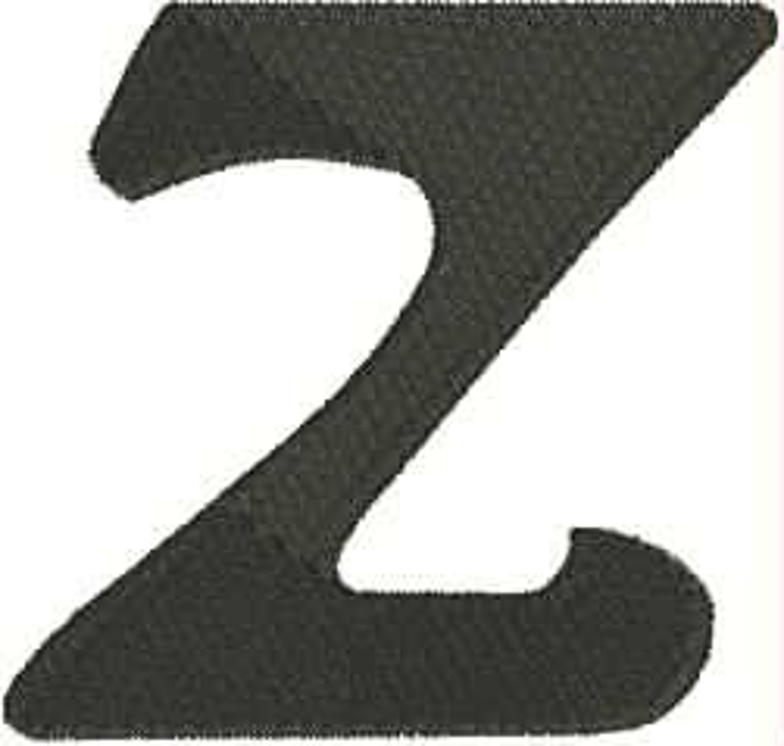 Chunky Machine Embroidery Font Monogram Alphabet - Etsy