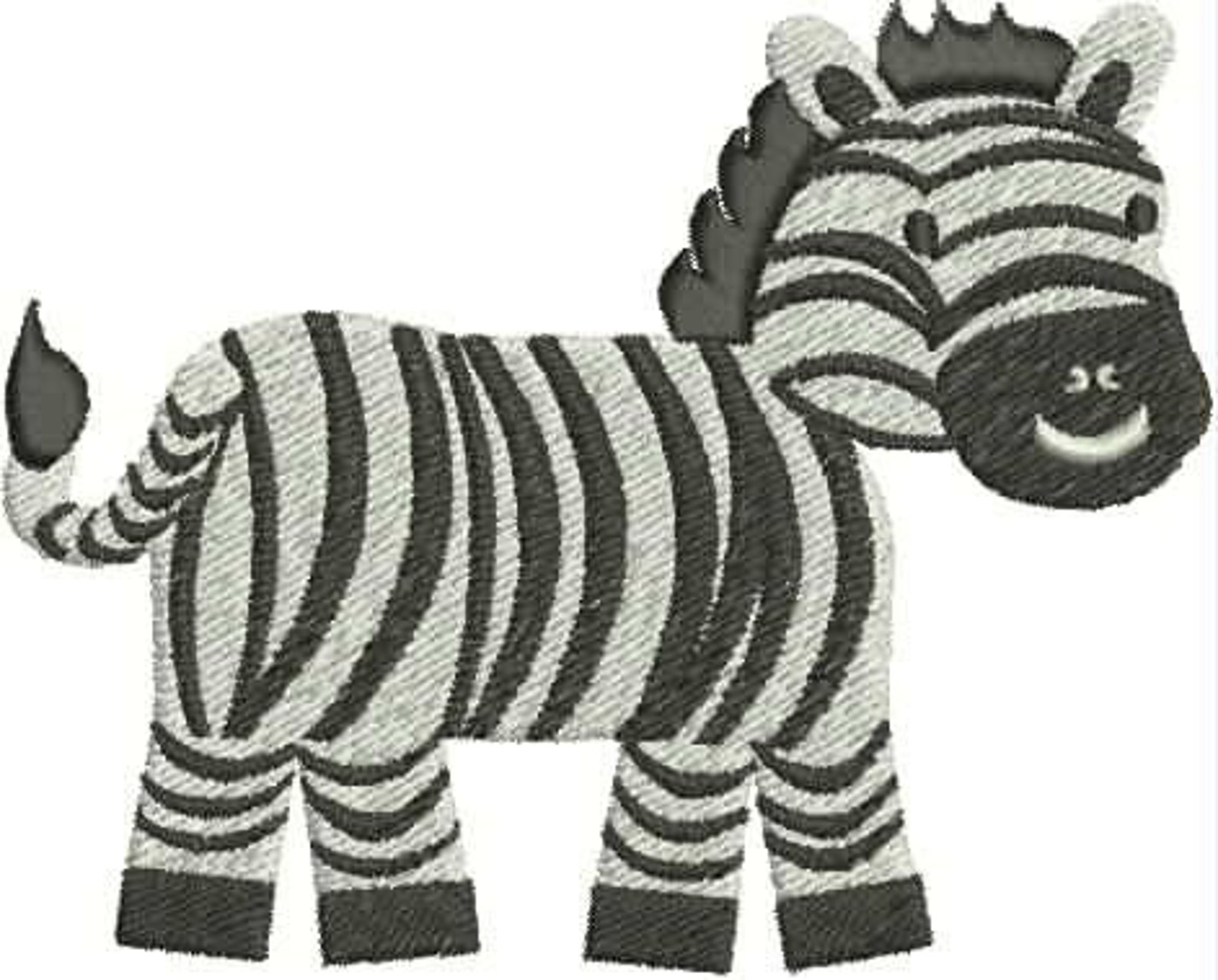 Zebra Embroidery Design, Baby Animal, Cute, Infant, Machine Embroidery ...
