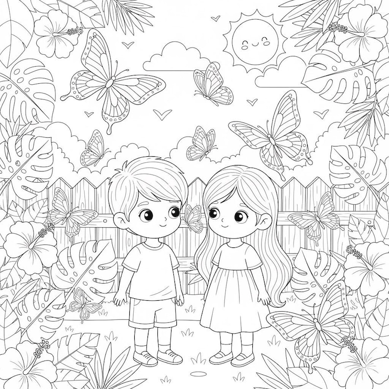 Kawaii Zoo Coloring Book for Kids: Cute Animals and Fun Adventures ...