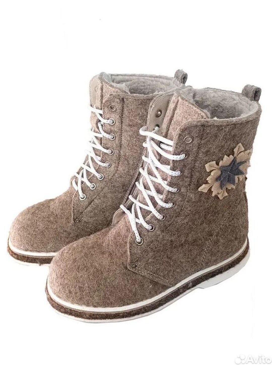 Russian Valenki Felt Boots for Women Winter Non Slip Rubber Sole - Etsy