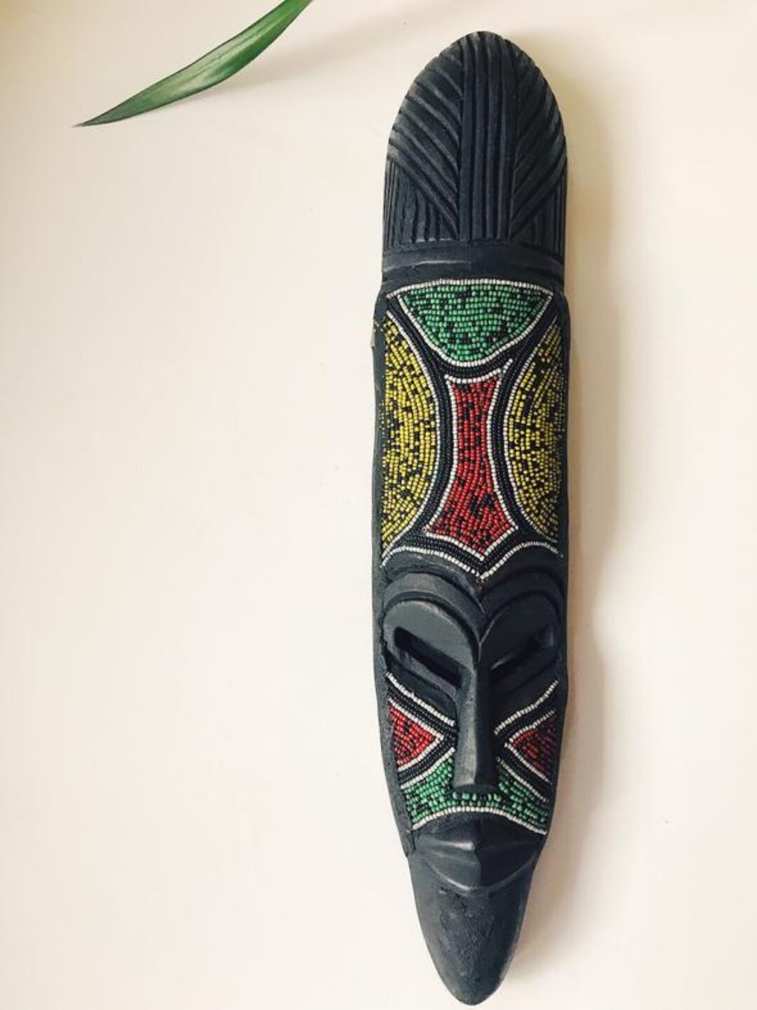 Handmade Wooden African Mask Wall Decor,hand Carved Tribal African Face ...
