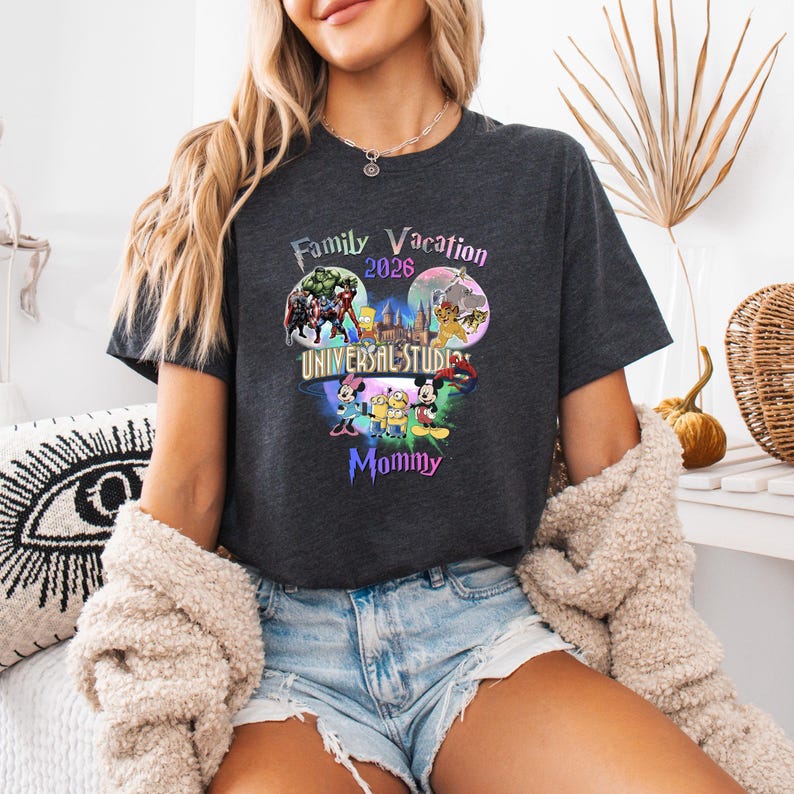 Custom Universal Studios 2026 Family Vacation Shirts: Matching Family ...