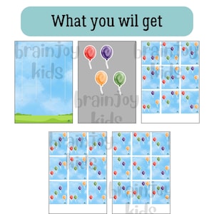 Balloon Color Matching Activity, Fine Motor Skills Game, Toddler ...