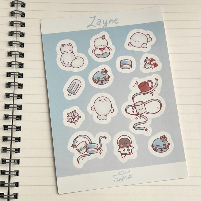 Love and Deepspace Inspired A6 Vinyl Sticker Sheets | Caleb, Rafayel ...