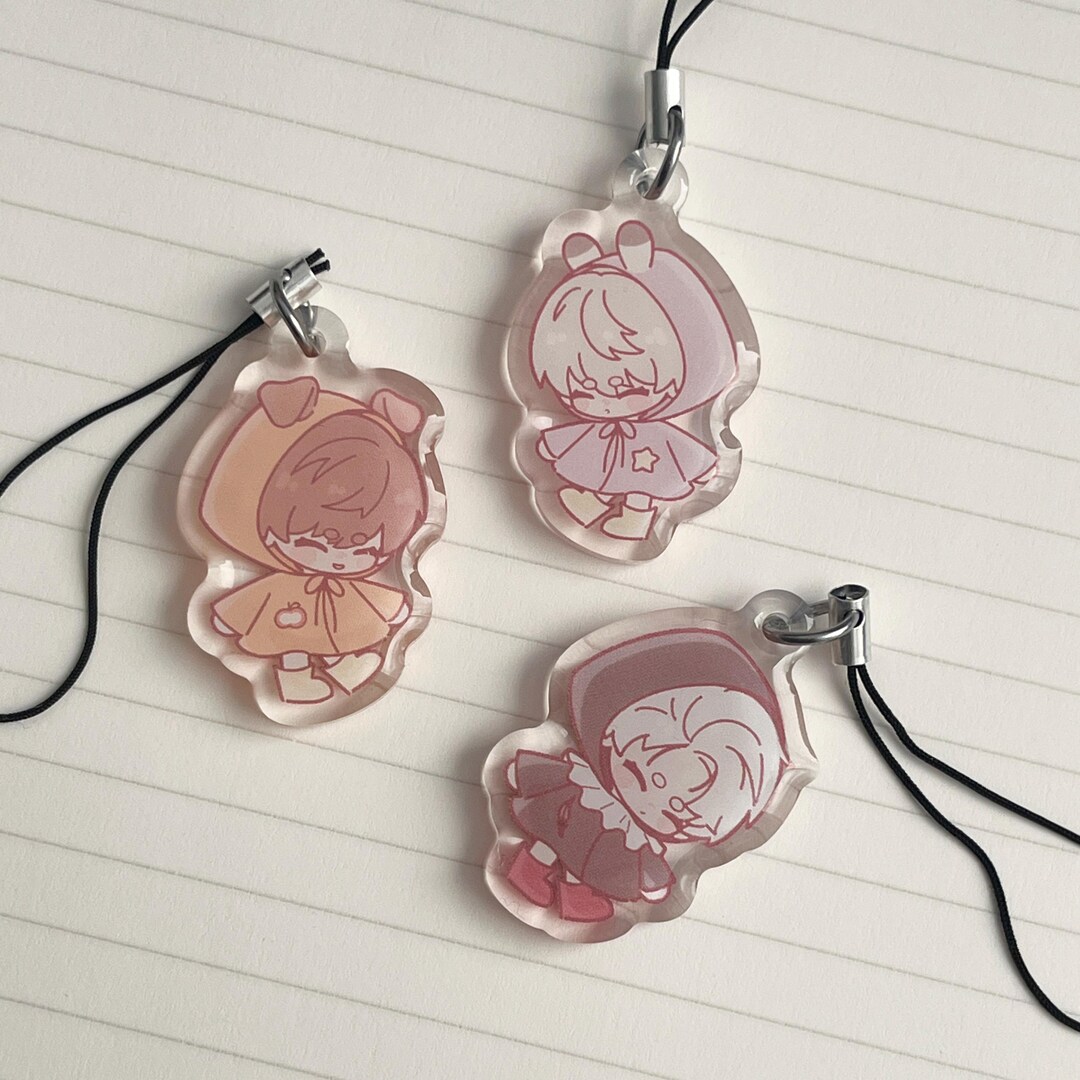 Love and Deepspace Fan-made Phone Charms, 1.5" Double-sided + Double ...
