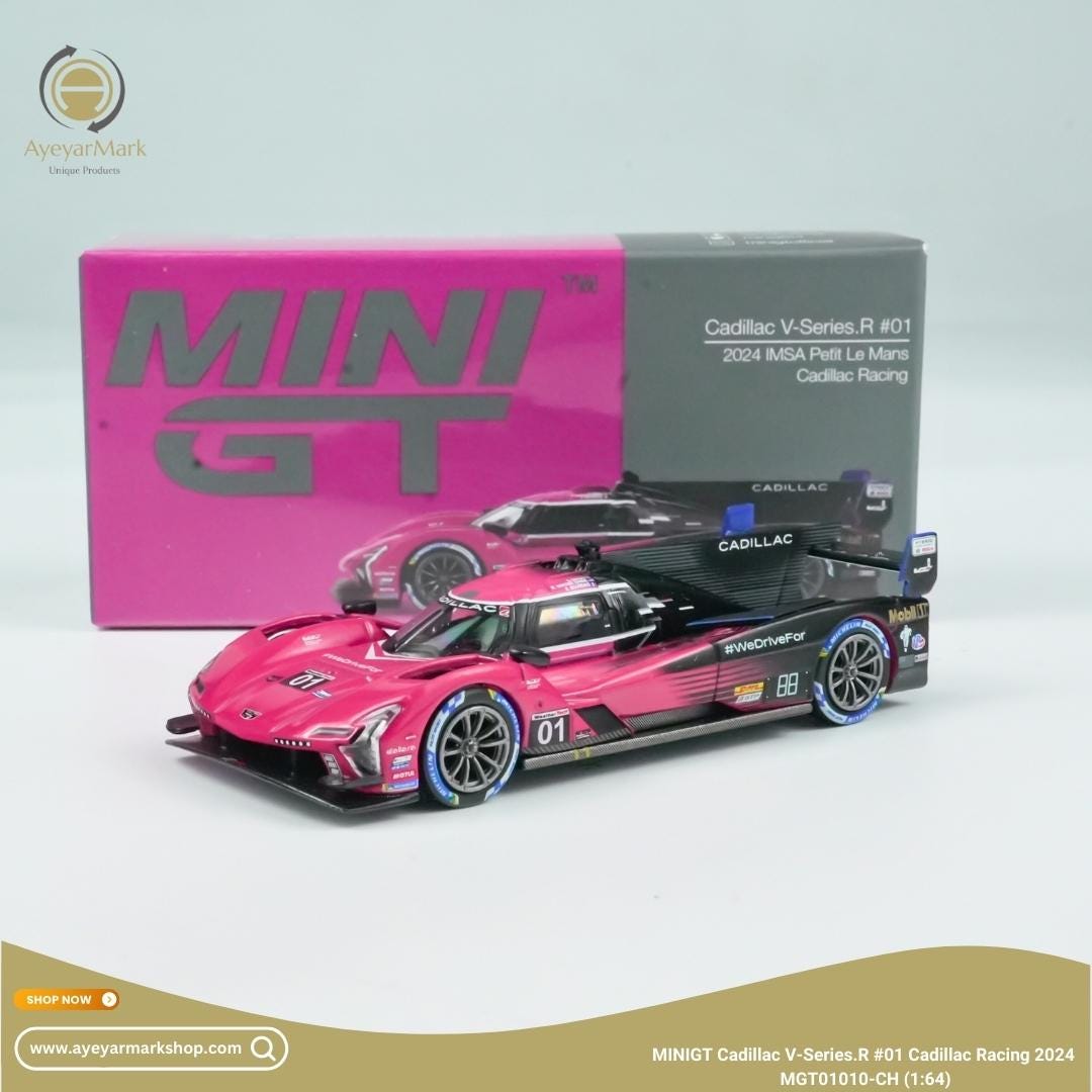MINI GT Cadillac V-series.r #01 Cadillac Racing 2024 MGT01010-CH 1:64 ...
