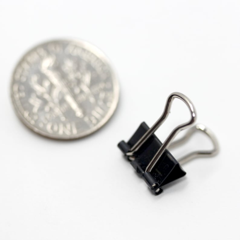 Itty-bitty Binder Clips | the World’s Smallest Binder Paper Clips | 10 ...