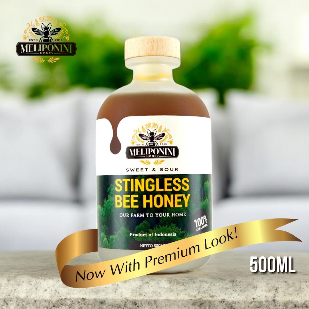 Meliponini Stingless Bee Honey 500ml - Etsy
