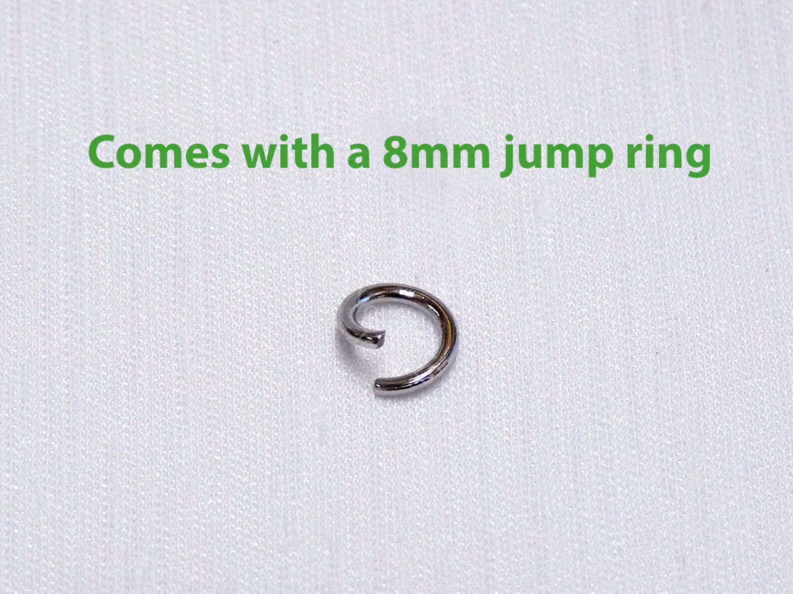 50pcs 304 Stainless Steel 30mm Key Ring With 4 Link Chain & - Etsy