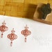 Chinese Lantern Stamp Festive Stamp for Card Making Fabric - Etsy