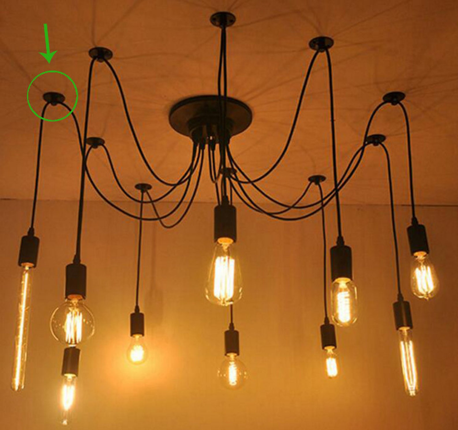 Ceiling Metal Swag Pendant Light Cable / Cord / Wire Clip for Lighting ...