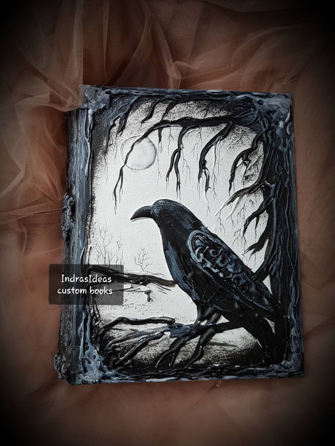 Black Raven Book Magic Book Pagan Diary Book of Shadows - Etsy New Zealand