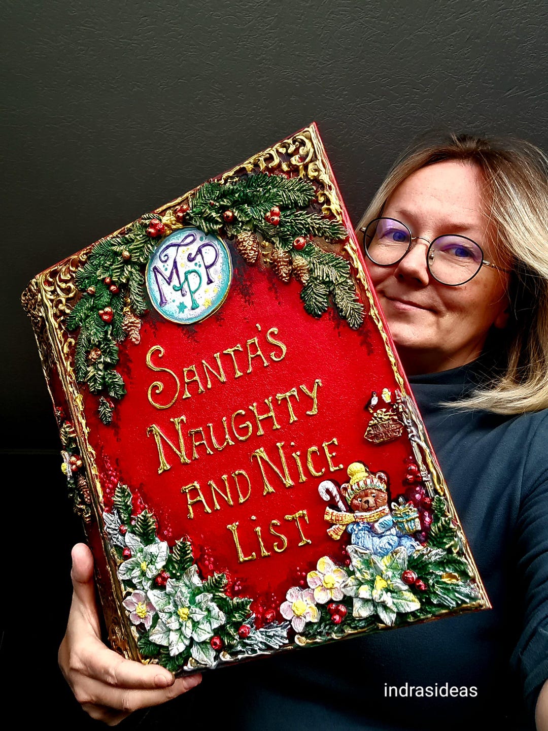 Custom Santas Naughty and Nice List Book, Personalized Christmas Story ...