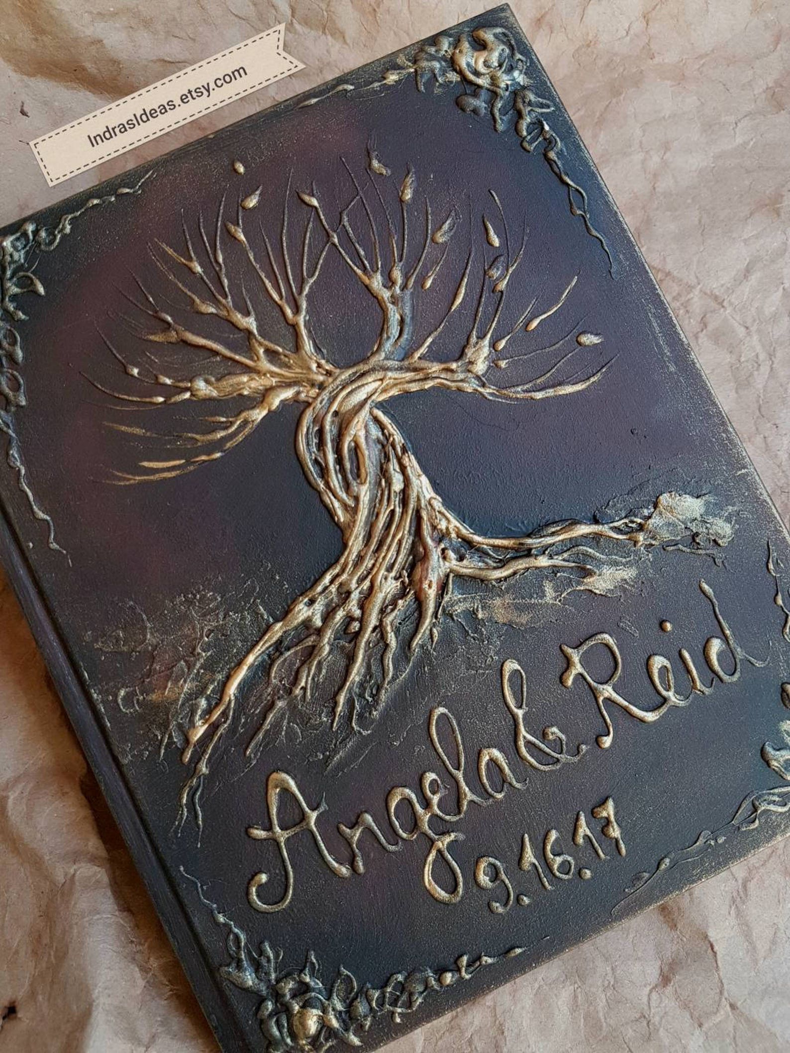 Wedding Tree Guest Book Personalized Wedding Guest Book | Etsy