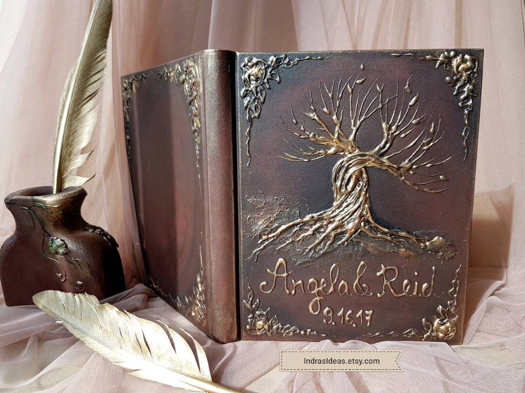 Wedding Tree Guest Book Personalized Wedding Guest Book - Etsy