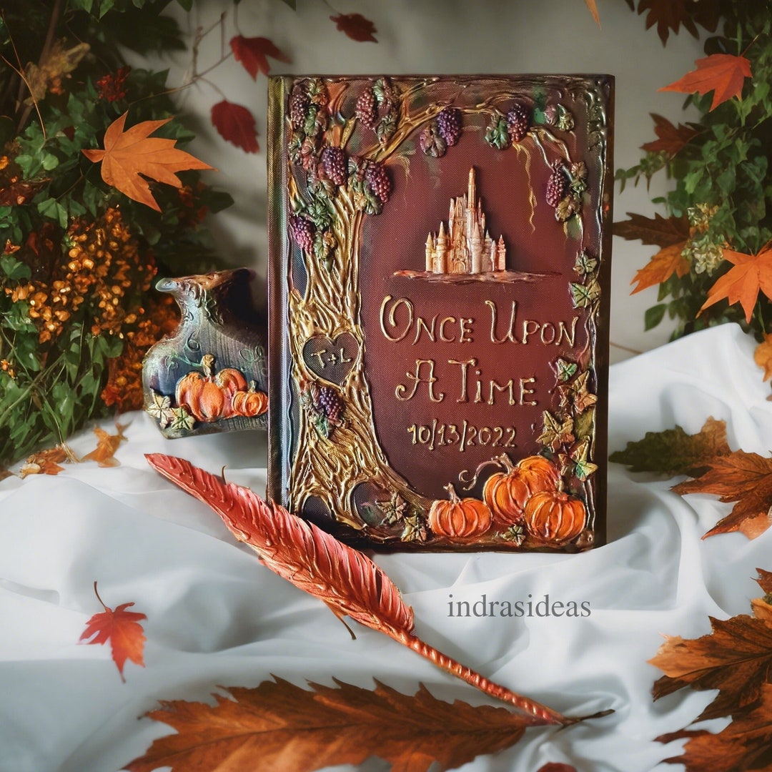 Rustic Country Fall Wedding Guest Book. Autumn Garden Wedding Guest ...