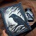 Raven Book Set, Magic Book, Book of Shadows, Spell Book, Crow Journal ...