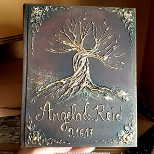 Wedding Tree Guest Book, Personalized Wedding Guest Book, Whomping ...