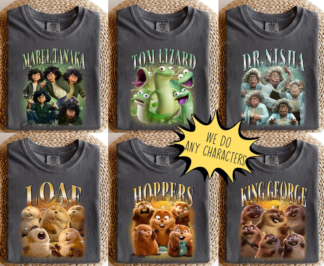 Custom Disneyland Pixar Movie Hoppers Character Shirt, Disneyworld ...