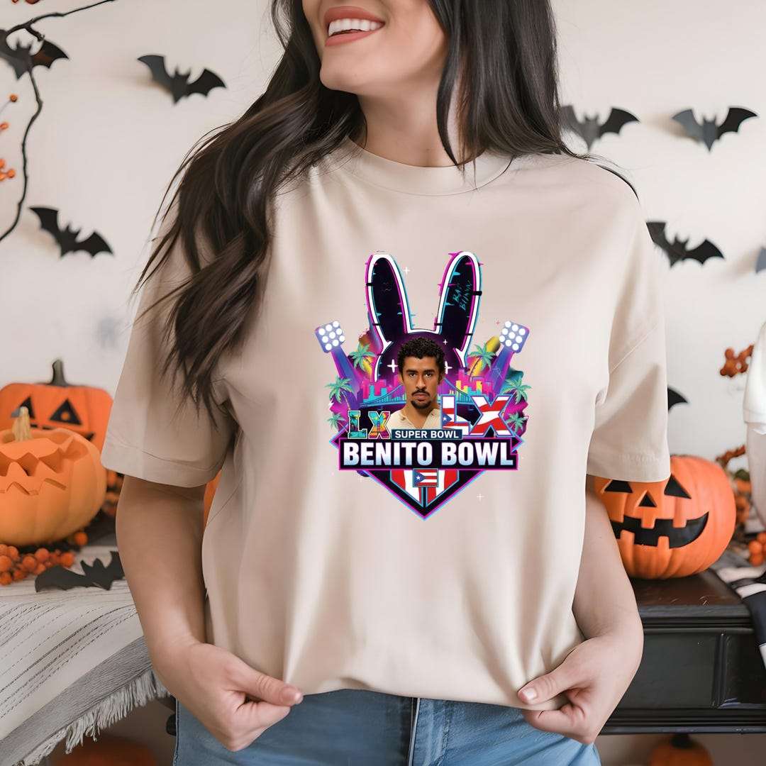 Bad Bunny Super Bowl PNG Bundle – Benito Bowl Designs, LX Digital Designs, Halftime Show Design ...