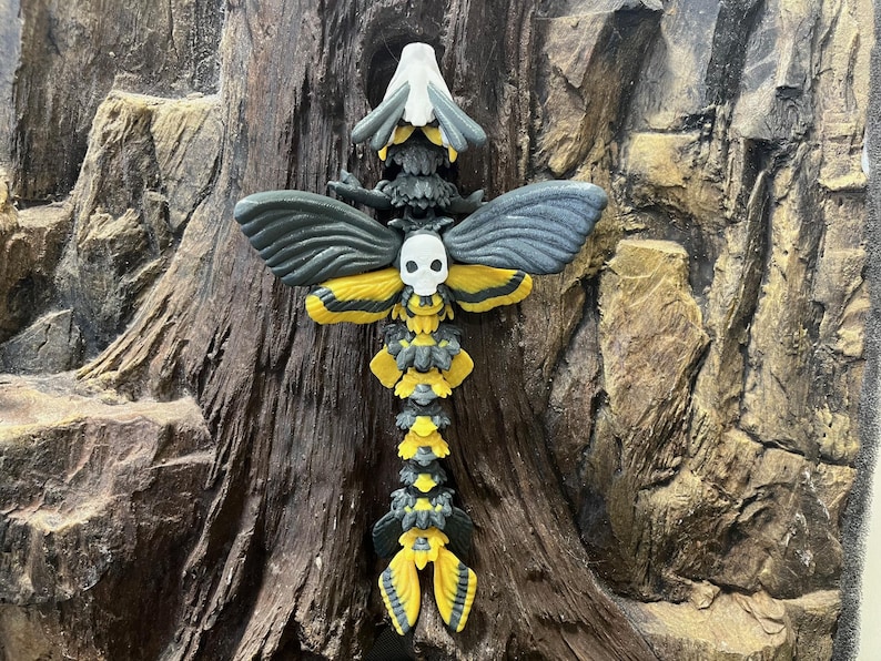Moth Dragon – 3D Printed Articulated Flexi Dragon Inspired by Moths - Etsy