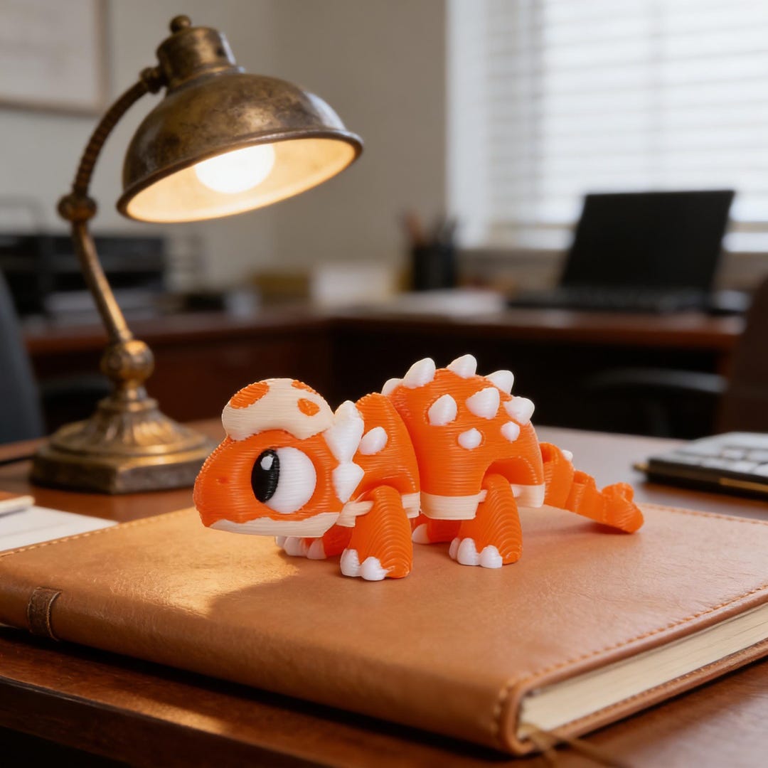 Cute 3D Printed Hatchling Dinosaur Figurine, Articulated Eggshell Dino ...