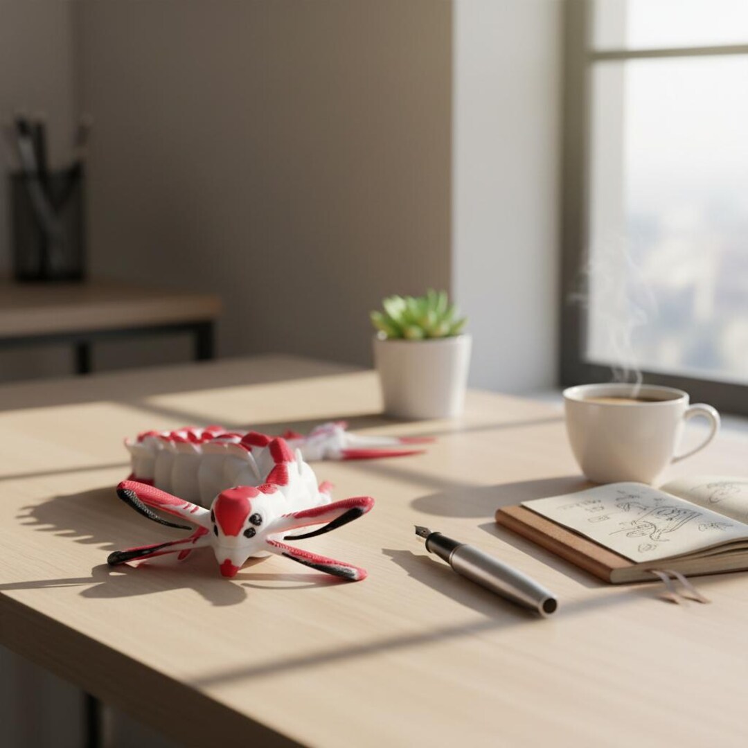 Leviathan-inspired Sea Monster Figure, 3D Printed Creature Toy ...