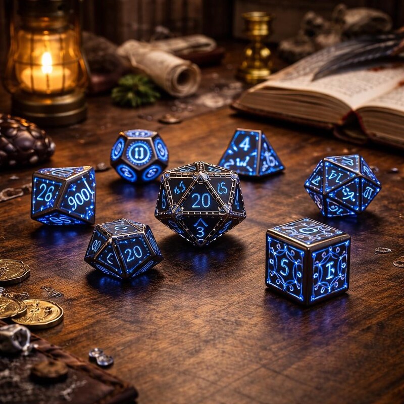 Gothic Metal Dice Dnd Set - Etsy