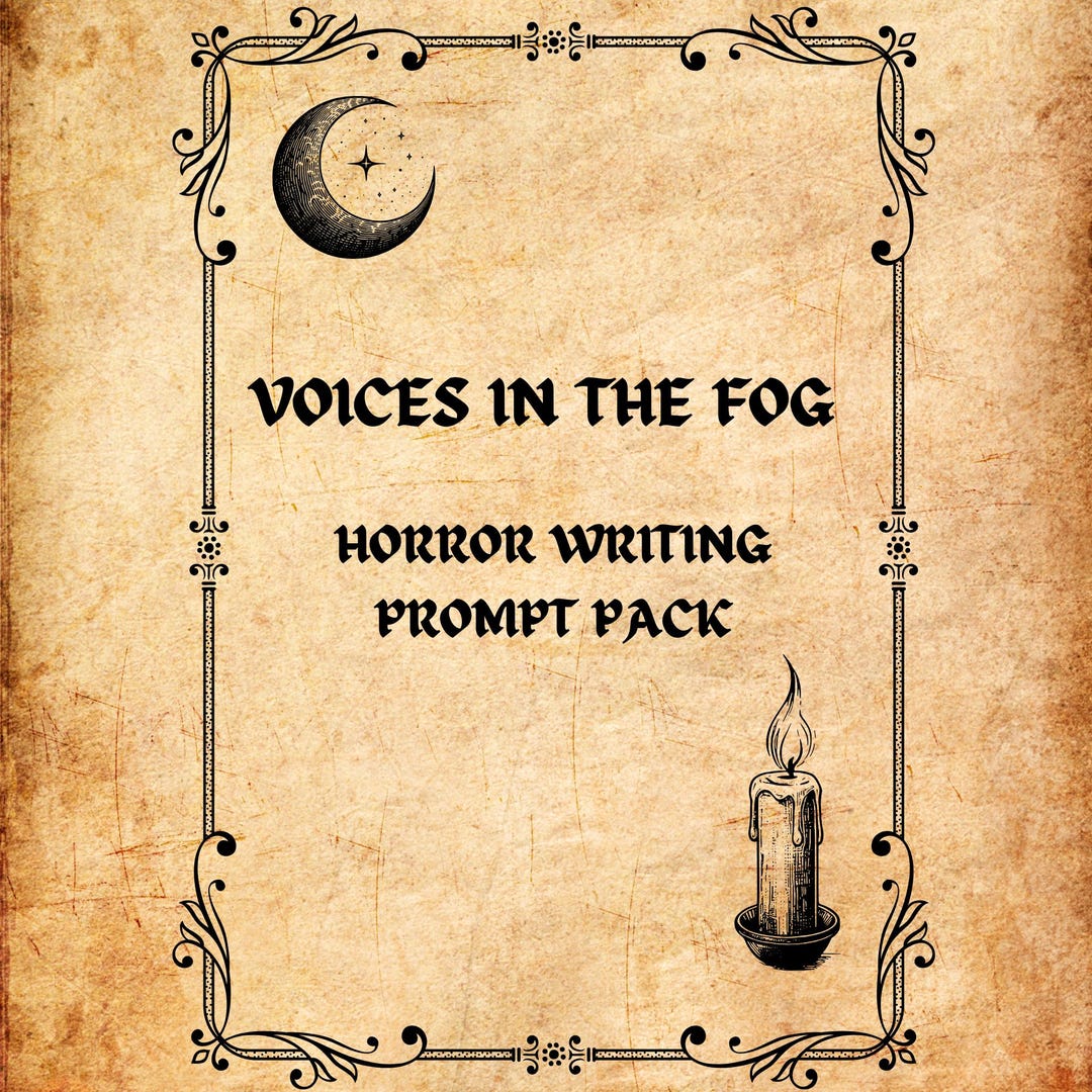 Buy Horror Writing Prompt Pack Online in India - Etsy