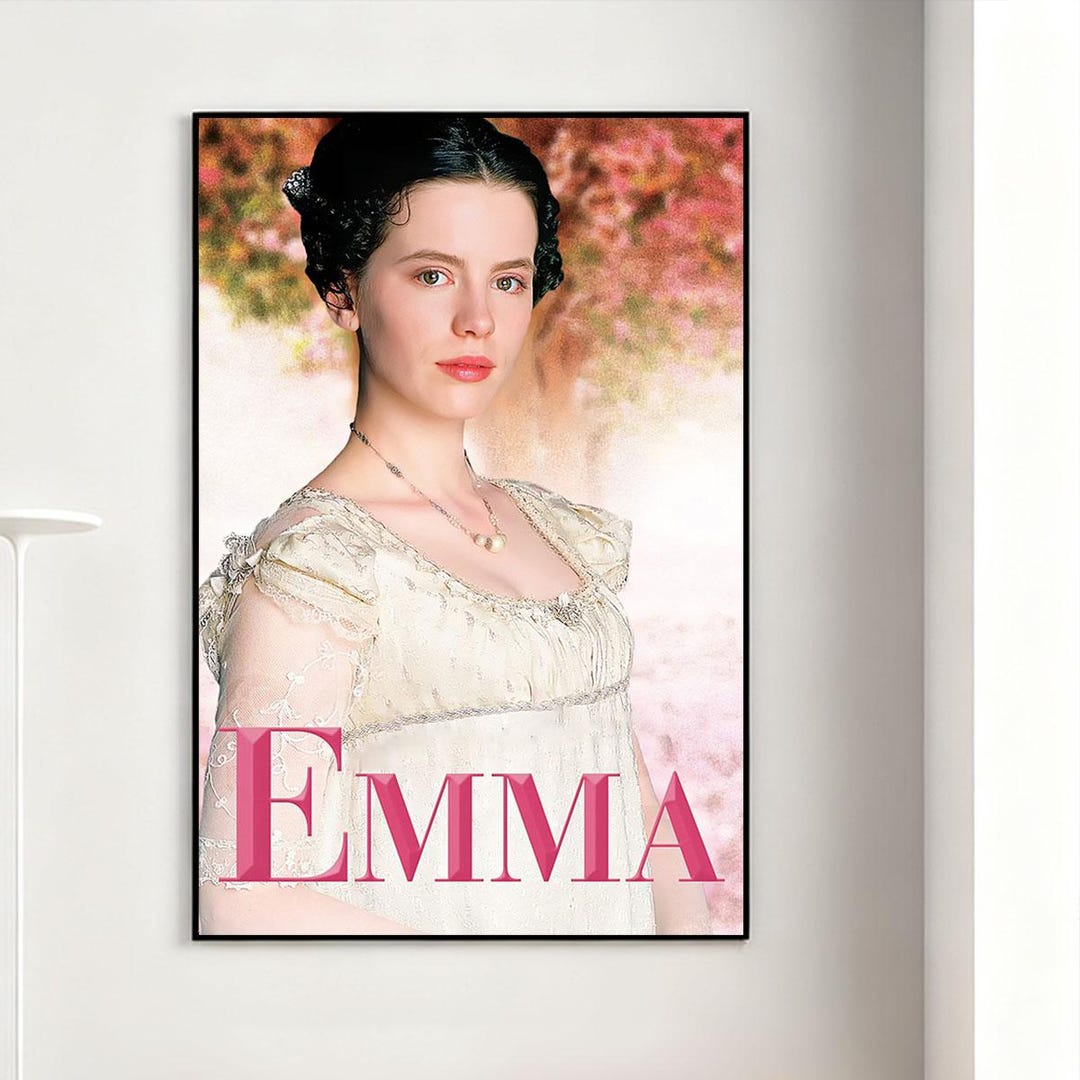 Emma Movie Poster, Retro Wall Art, Home Decor, Classic Movie, Canvas ...
