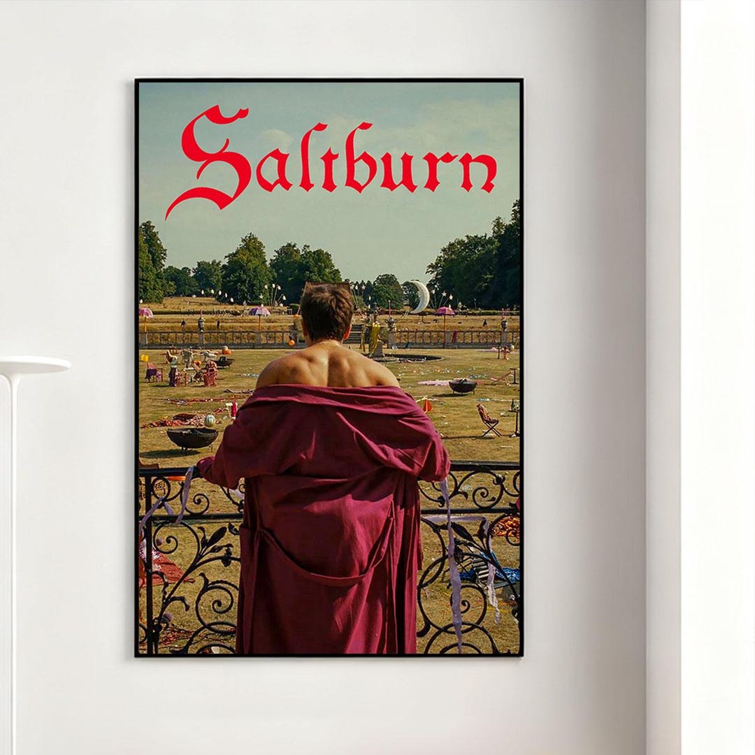 Saltburn Movie Poster, Retro Wall Art, Home Decor, Classic Movie ...