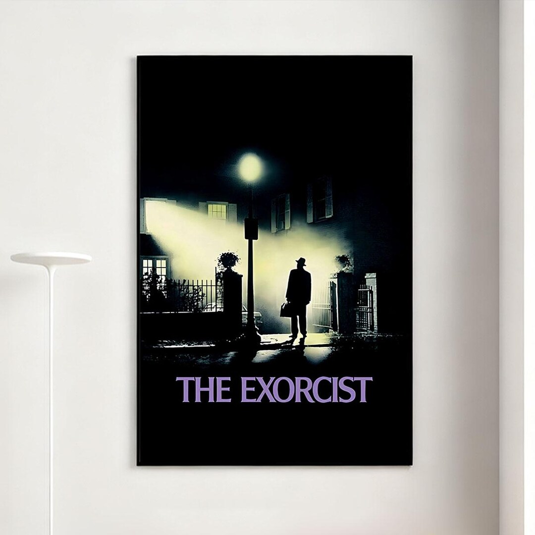 The Exorcist Movie Poster, Retro Wall Art, Home Decor, Classic Movie ...