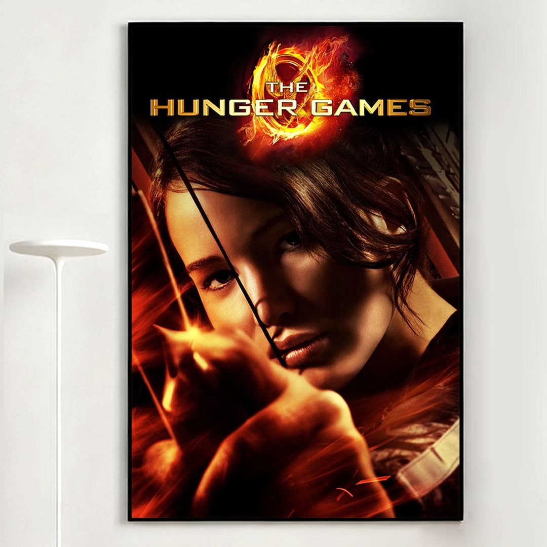 The Hunger Games Movie Poster, Retro Wall Art, Home Decor, Classic ...