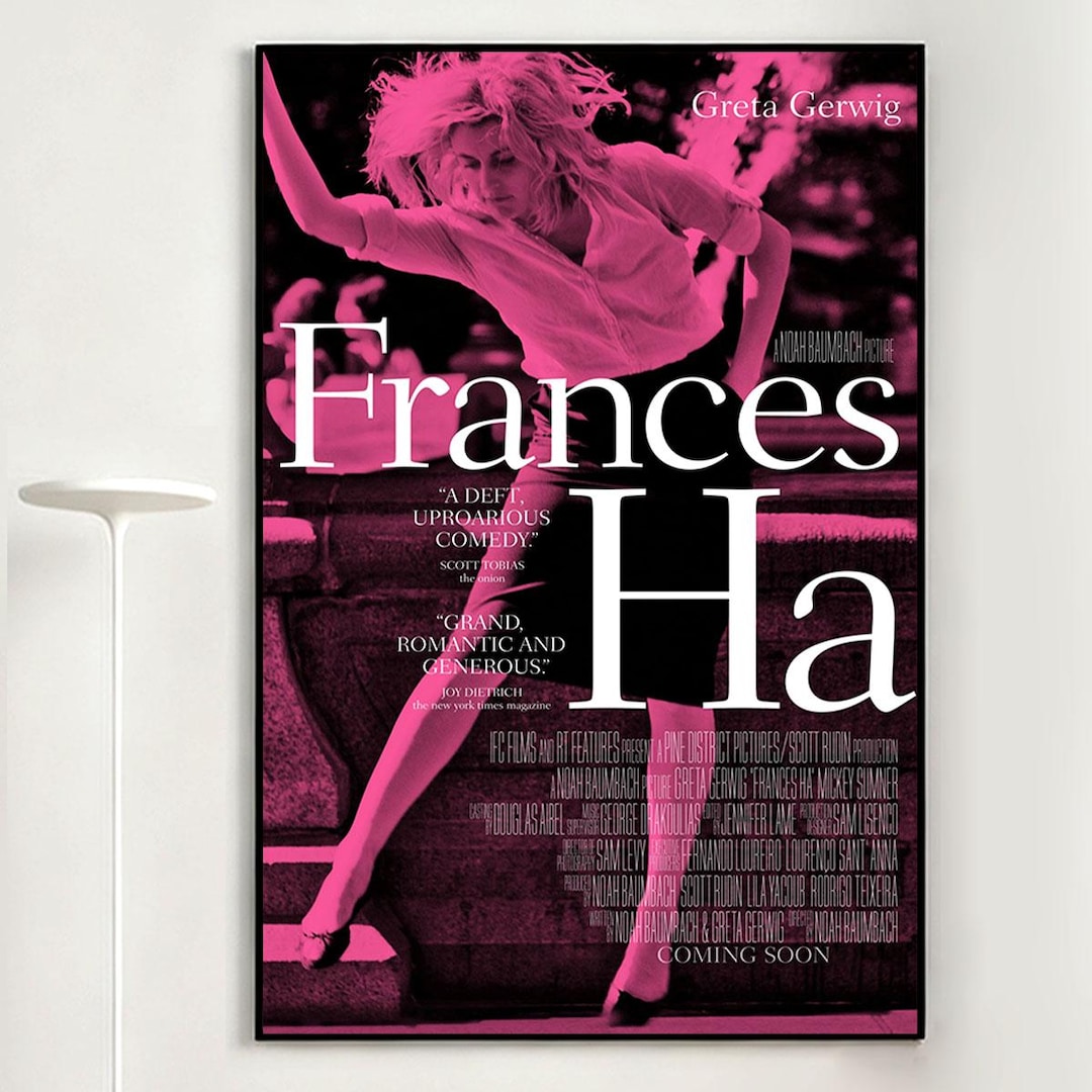 Frances Ha Movie Poster, Retro Wall Art, Home Decor, Classic Movie ...