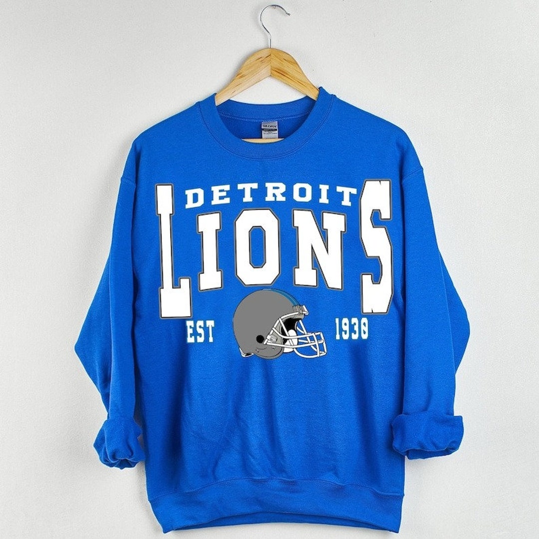 Detroit Lions Sweatshirt Lions Tee Detroit Lions Shirt - Etsy