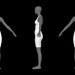 3D Jumpsuit Model: Customizable High/low Poly - CLO3D, Blender ...