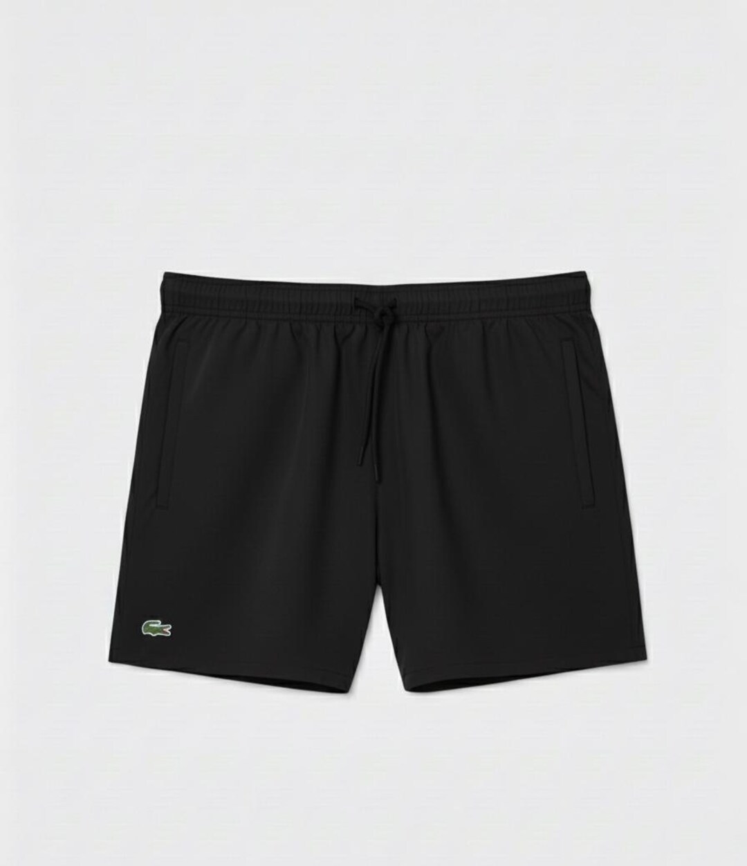 Lacoste Black Polyester Shorts | Men’s Casual Athletic Shorts ...