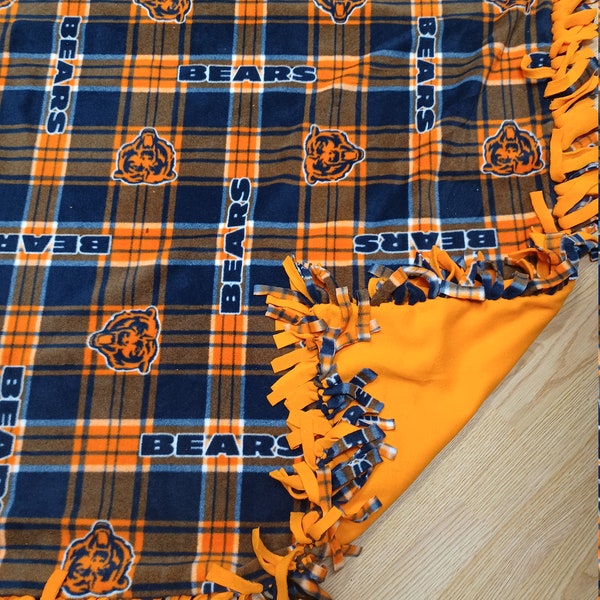 Chicago Bears Blanket - Etsy