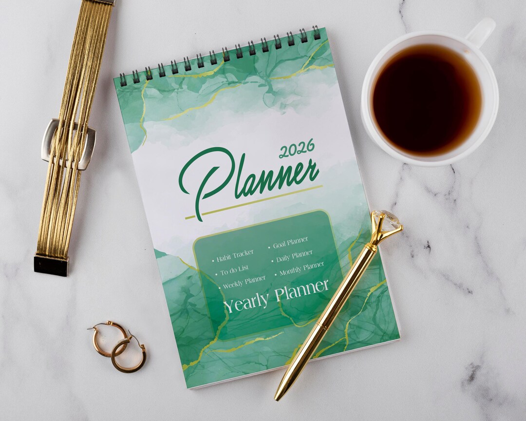 2026 Digital Planner | Printable Planner 2026 | Daily, Weekly, Monthly ...