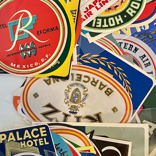 Hotel Luggage Labels - Etsy