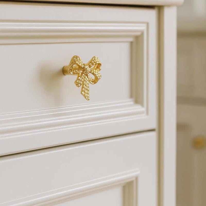Bow Drawer Knob - Etsy