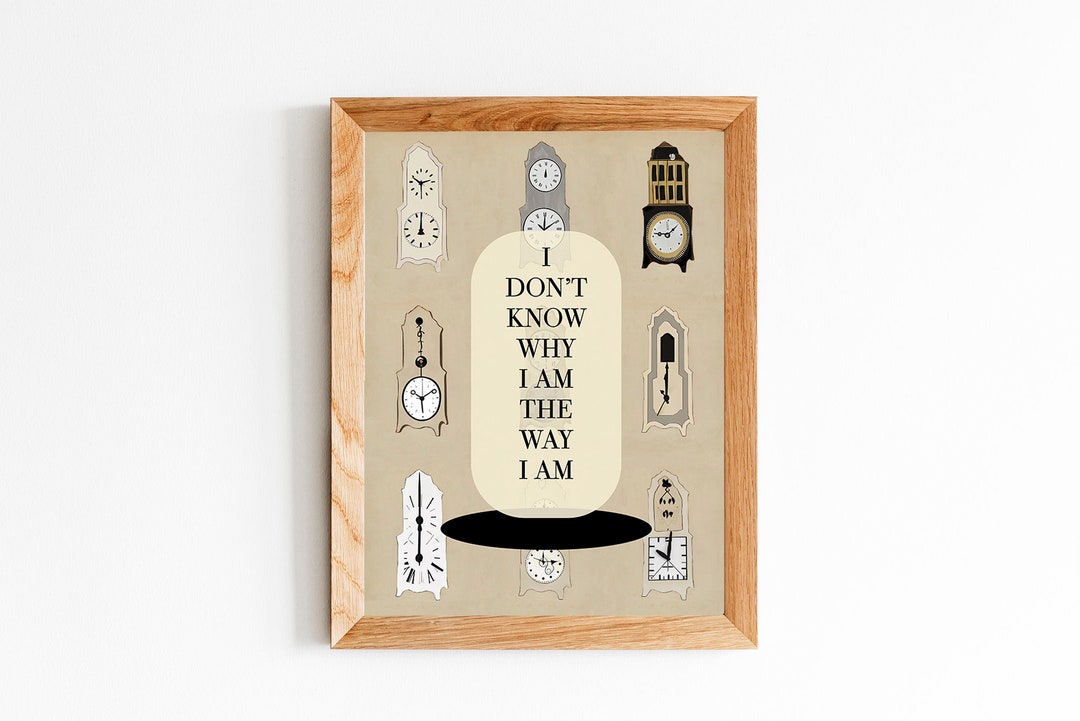 Abstract Art Clocks Typography Digital Download Printable PDF - Etsy