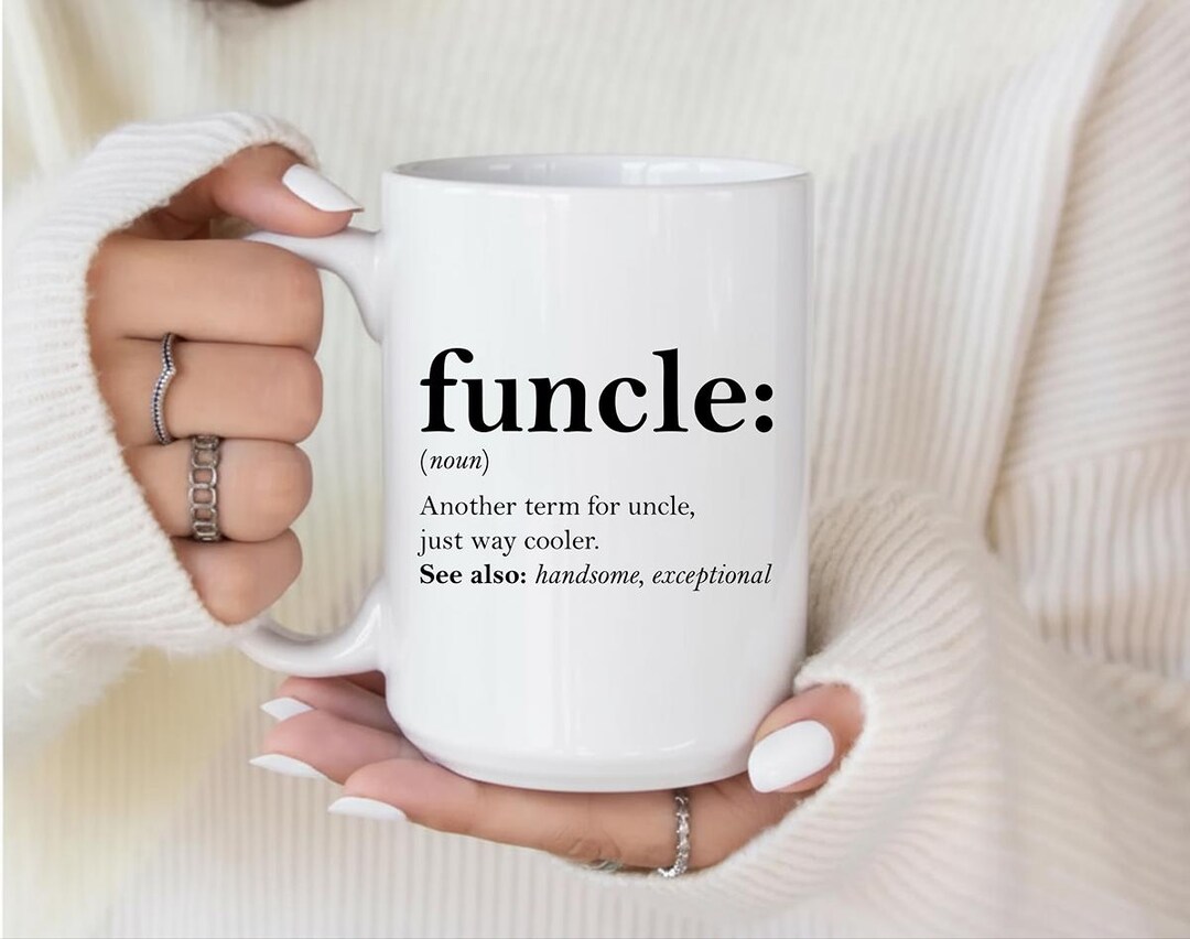 Funcle Definition Coffee Mug, Funny Uncle Gift, Cp01 - Etsy